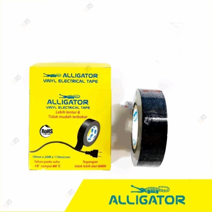Isolasi Listrik Tahan Panas Vinyl Alligator 19mm x 20m (Hitam) - Shop ...