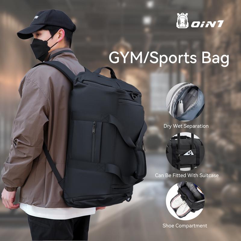 Oin1 Sports Travel Bag For Men Woman Waterproof Duffle Gym Fitness ...