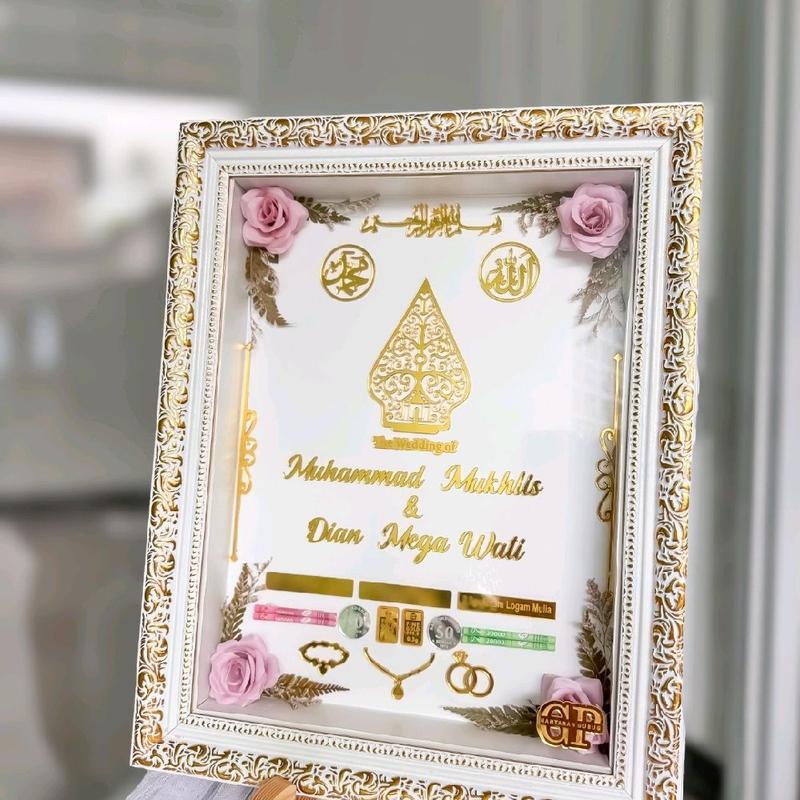 bingkai mahar / pigura mahar 30x40 Dipasang di Dinding Dipasang - Shop ...
