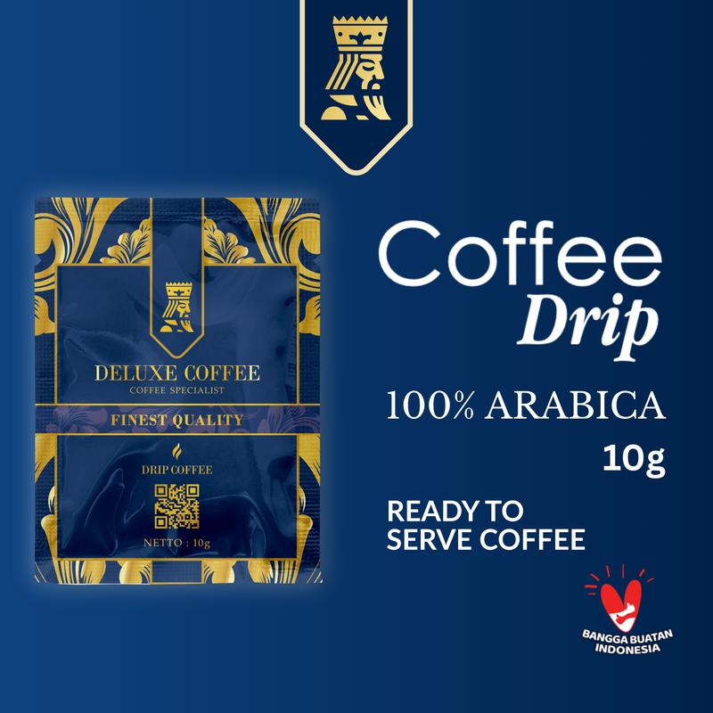 Deluxe Coffee Drip Bag Arabika Kopi Drip Filter Bag Coffee 100% Arabica ...
