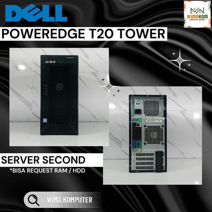Jual Pc server Dell PowerEdge T20 Xeon E3-1225v3 Ram 16GB Ddr3 Ssd ...