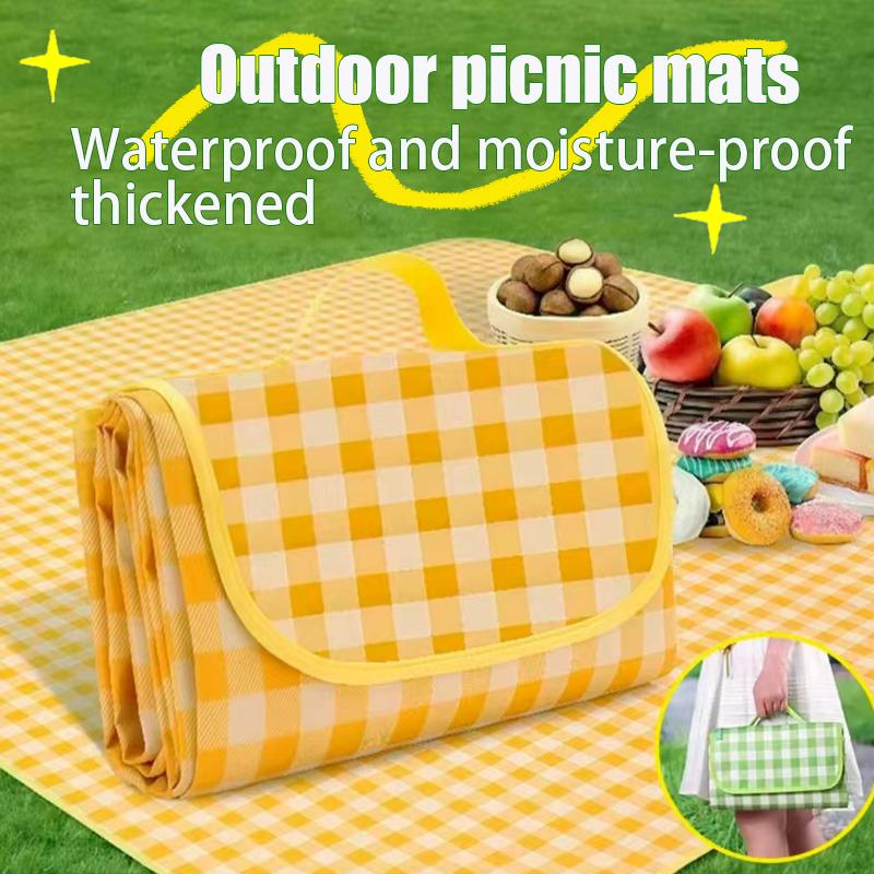 2M*2M Outdoor Picnic Mat Foldable Tikar Picnic Waterproof Camping ...