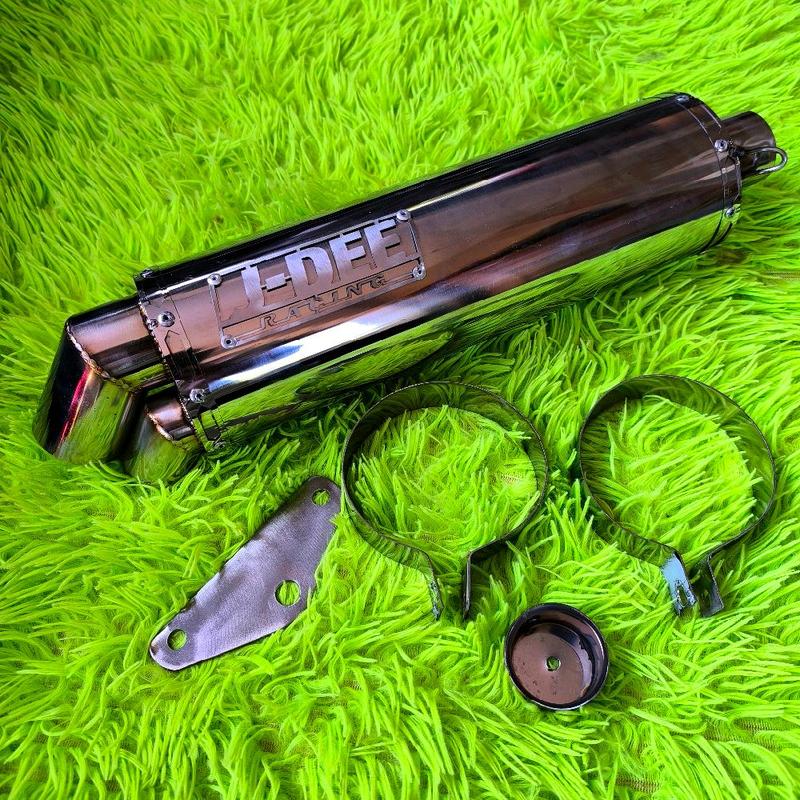 DUAL TIP J-DEE RACING POWER PIPE FULL EXHAUST SYSTEM - TikTok Shop ...