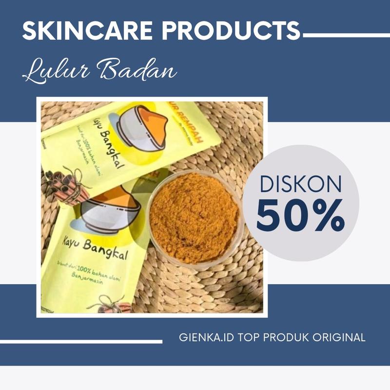 GIENKA.ID GI19.1 Lulur Kayu Bangkal Bubuk Lulur Rempah Body Scub - Shop ...