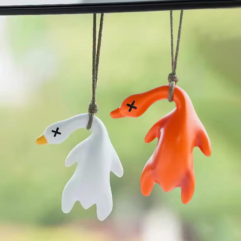Car Color-changing Roast Duck Pendant UV Temperature-sensing Color ...