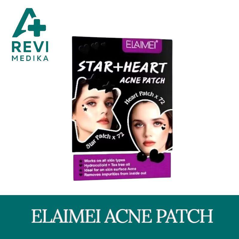 Elaimei Acne Pimple Patch Star Heart Shape Black - Acne Pimple Stiker ...