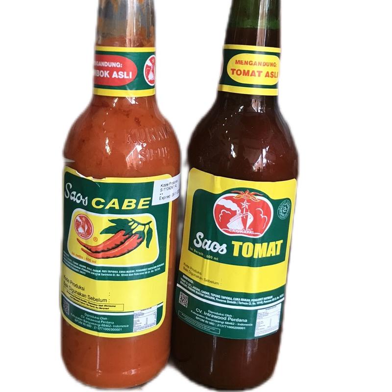 Saos tomat dan saos sambal ( saos cabe ) cap kapal - Shop | Tokopedia