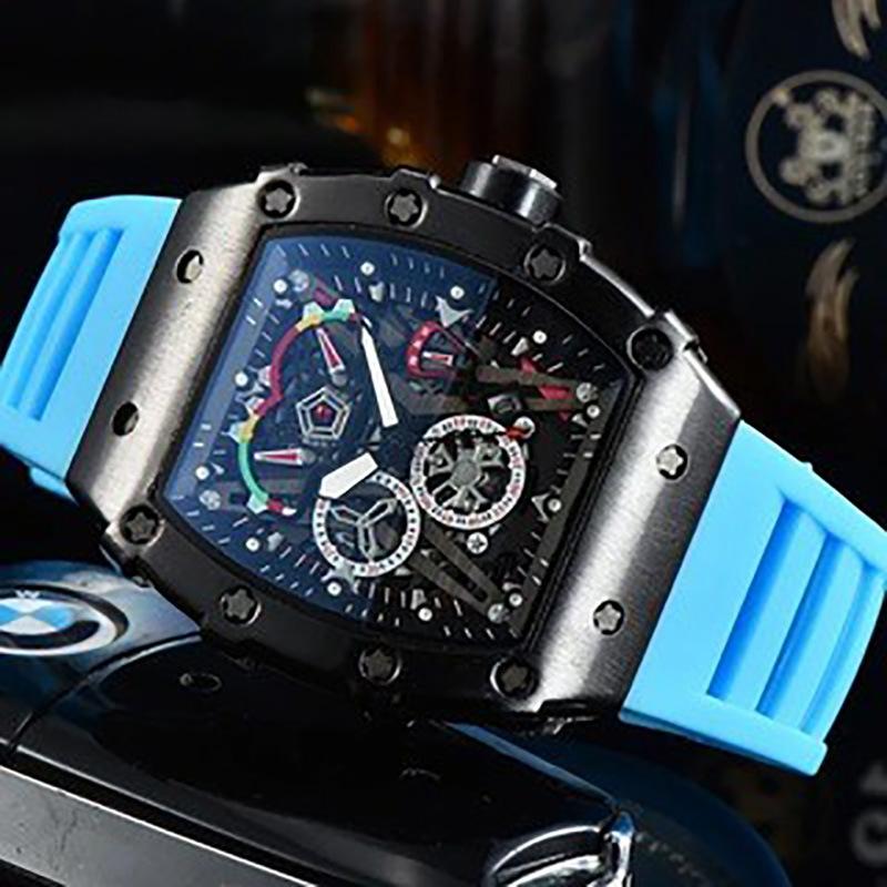 Richard - jam tangan Kuarza berbentuk tong tiga pin lelaki, kasual ...