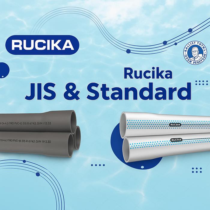 Jual Pipa RUCIKA - Putih / Abu - Standar / JIS - PVC Pipe - Paralon - 1 ...