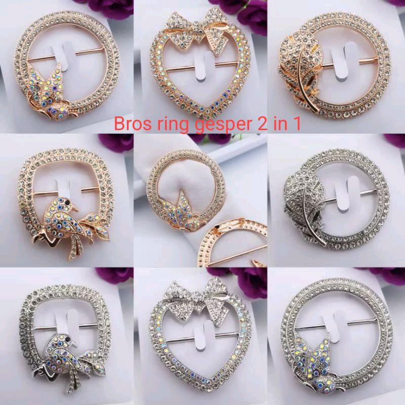 Ring gesper dan Bros 2 in 1 gesper + peniti - Shop | Tokopedia