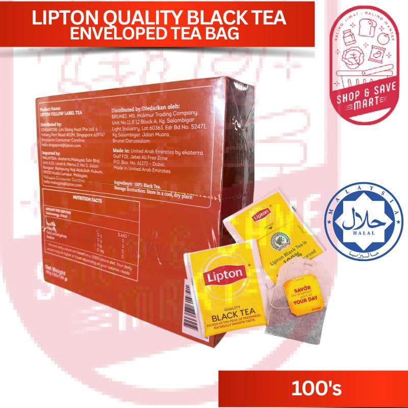 Lipton Quality Black Tea Enveloped Bag 100's | Lipton Kualit - TikTok ...