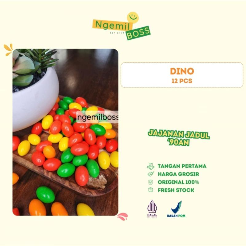Permen Karet Dinos X Bubble Gum 76gr - Ngemil Boss - Cemilan Snack ...