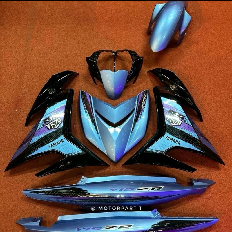 Y15 V1 V2 BIRU HITAM 2024 COVER SET TAMPAL SIAP STICKER HLD - TikTok ...