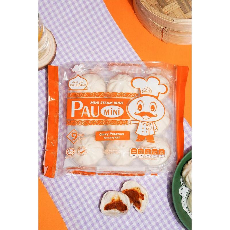 Pau Ahmad Mini Pau 30gm - Curry Potato / Kari Kentang (9 Pcs - TikTok ...