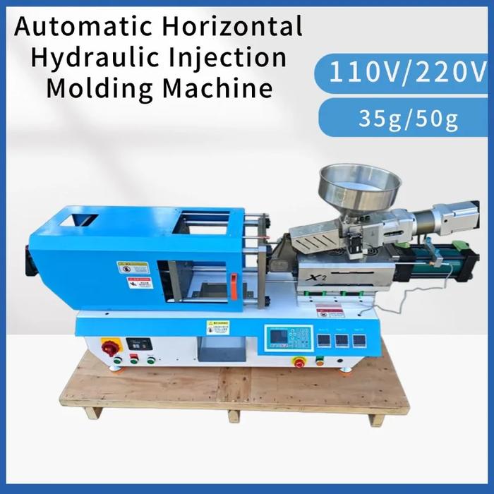 Jual 220V/110V 35g/50g Horizontal Hydraulic Injection Molding Machine ...