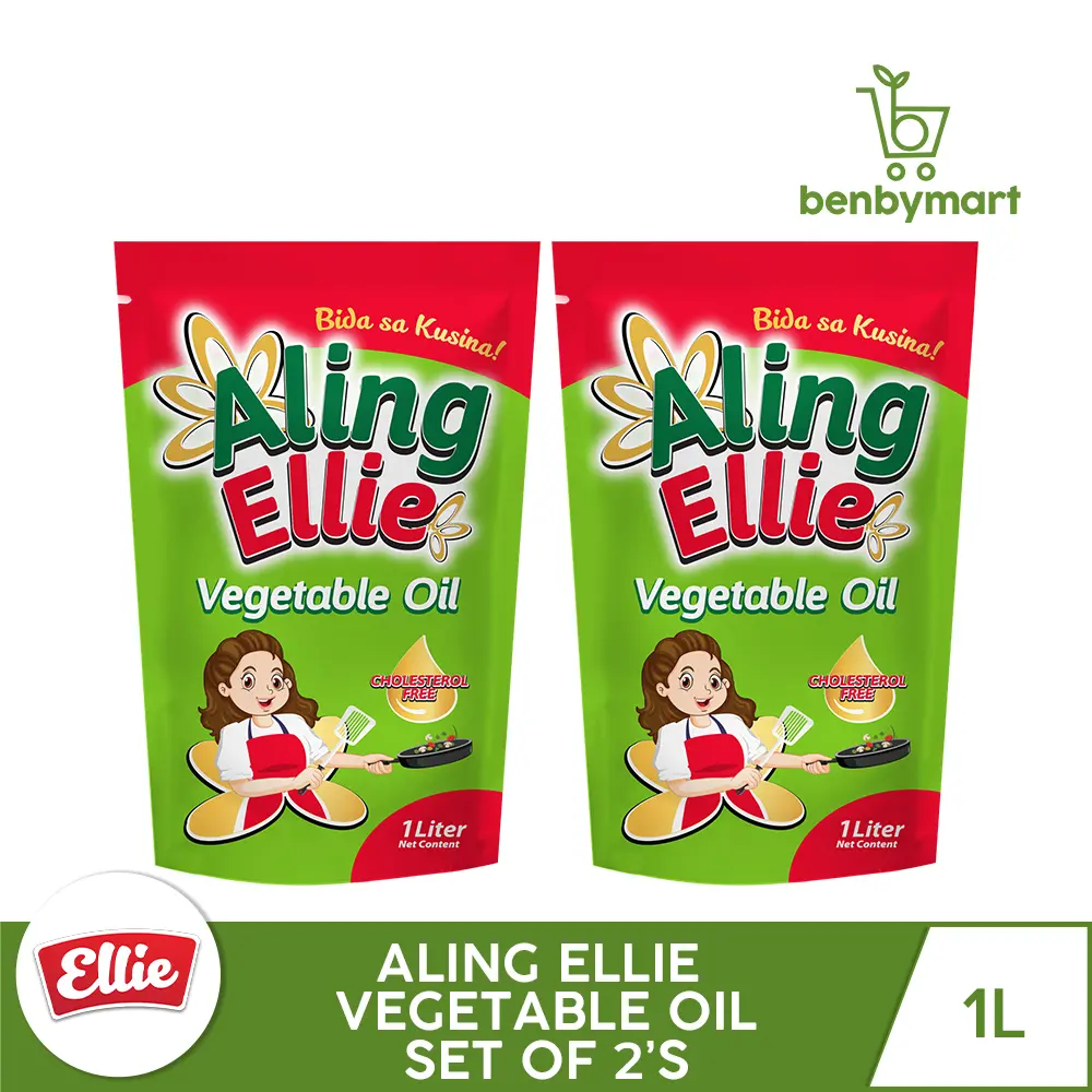 Aling Ellie Vegetable Oil 1L (Set of 2) - TikTok Shop Philippines