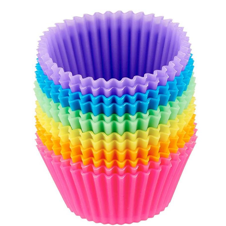 Silicone Mafen Cup Circular Silicone Cake Cup DIY Baking Mol - TikTok ...
