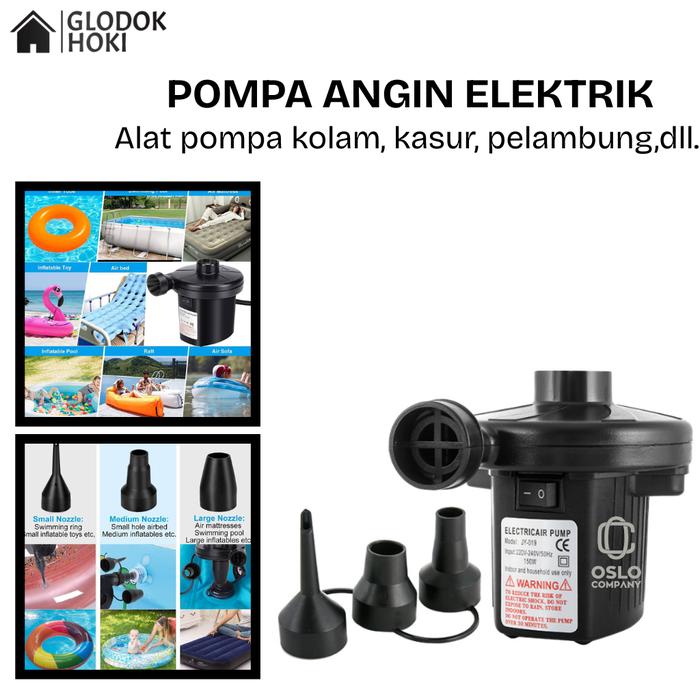 Promo OSLO COMPANY - Pompa Angin Listrik Elektrik kolam renang kasur ...