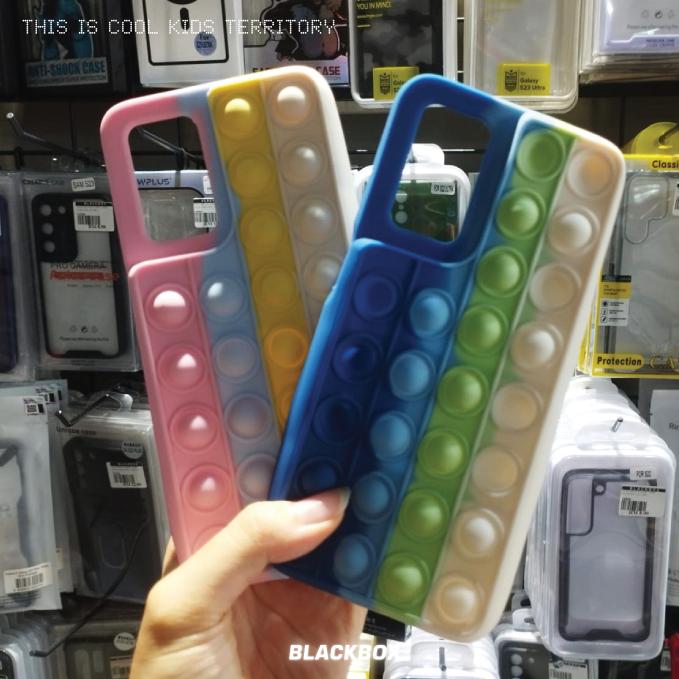 A4 Bubble Rubber Phone Case Fidget Push Pop Casing Cover for - TikTok ...