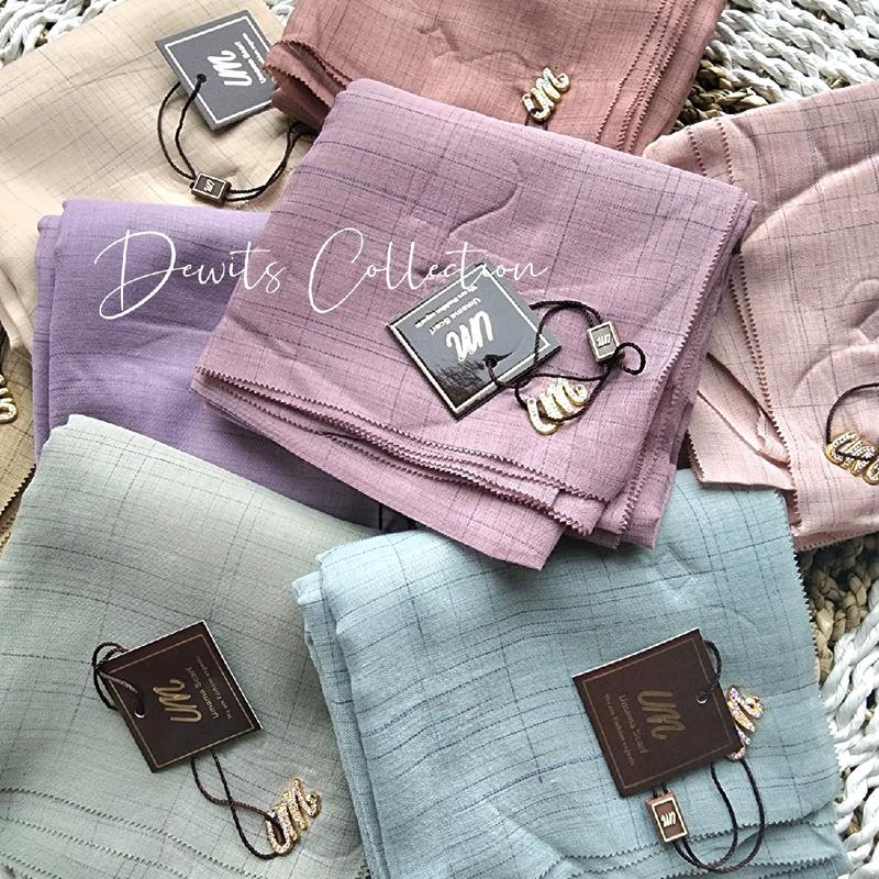 GROSIR & ECER HIJAB UMAMA SCARF WAFFLE LASER CUT METAL LOGO - Shop ...