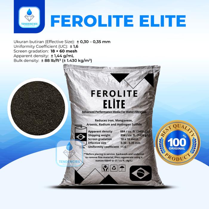 Promo Media Filter Air Sak Ferolite ELITE 25kg Penjernih Air Sumur Bau ...