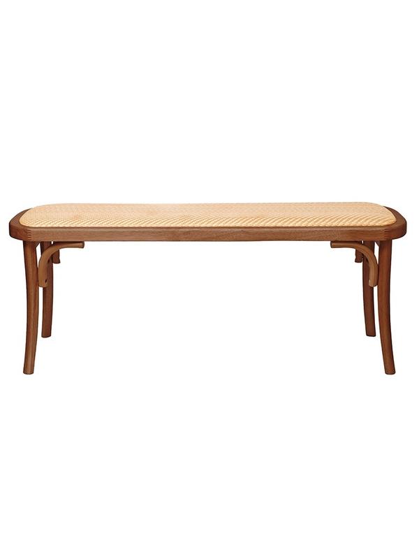 ELSA Kerusi Panjang Kayu Rotan Rattan Bench Designer Homeliving ...