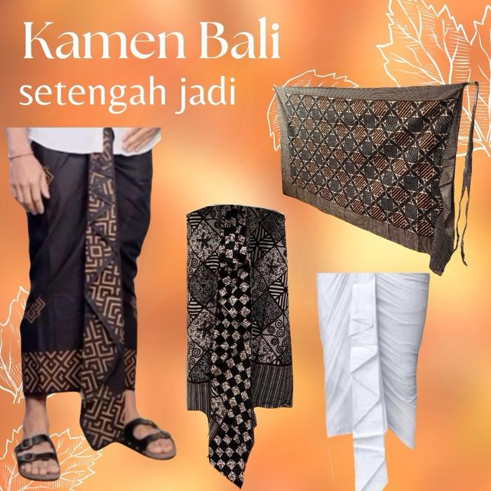 Jual Kamen / Kancut Bali Katun Setengah Jadi Dewasa - Kamen E - Jakarta ...