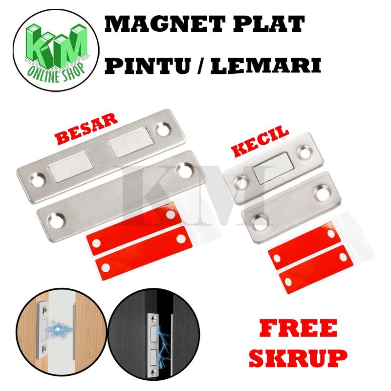 Magnet pintu / Magnet Plat Kuat Penutup Pintu Lurus / Magnetic - Shop ...