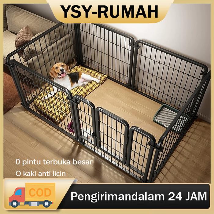 Promo Pagar Anjing Serbaguna Kandang Anjing DIY Pagar Pelindung Kandang ...
