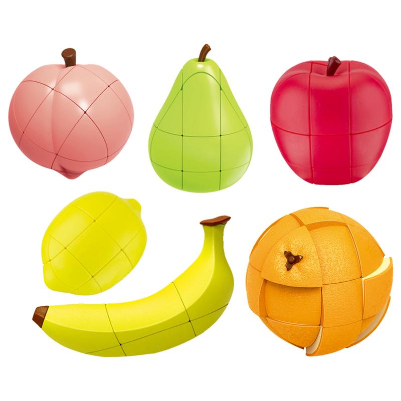 Yrefrsf Fidget Toys Realistic Practical Fruit Magic Cubes Fruit ...