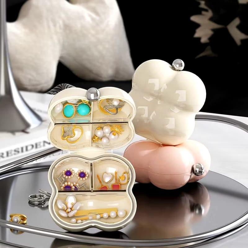AB144 Kotak Perhiasan Kotak Obat Pill Box Travel Case Box 7 Sekat ...