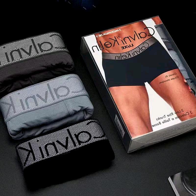 3pcs Box Men's Boxer underware premium trunks quality.Meterial - TikTok ...