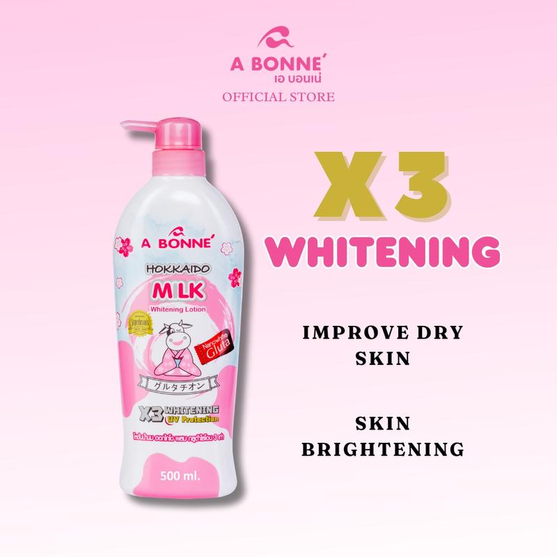A Bonne Hokkaido Milk Whitening Lotion Nanowhite Glutathione - TikTok ...