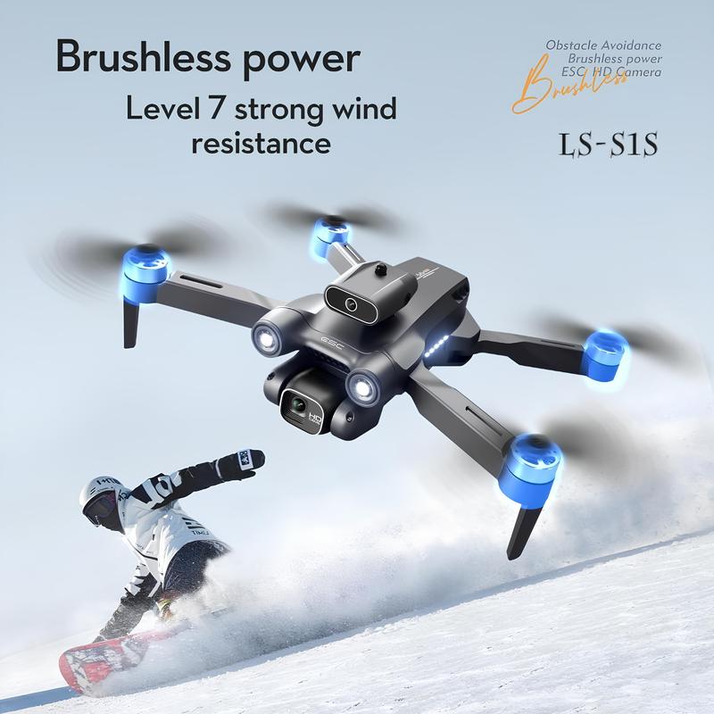 Smart Drone S1S Dual Kamera Brushles menggunakan Sensor anti nabrak ...