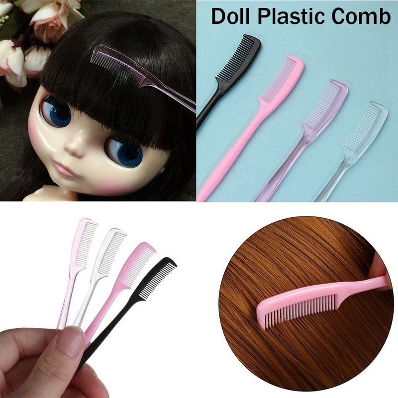 5pcs High Quality 9cm/10.3cm/7.5cm Plastic Comb Cute Transparent ...