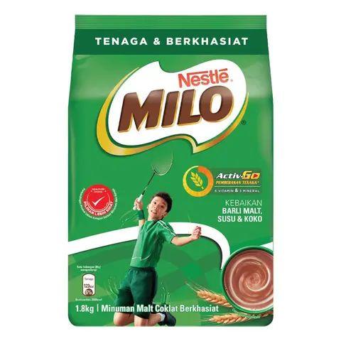 Nestle Milo Chocolate Malt Powder Soft Pack 1.8kg Halal Certified ...
