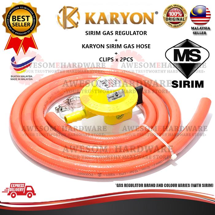 (COMPLETE SET) SIRIM LPG GAS REGULATOR WITH KARYON SIRIM GAS - TikTok ...