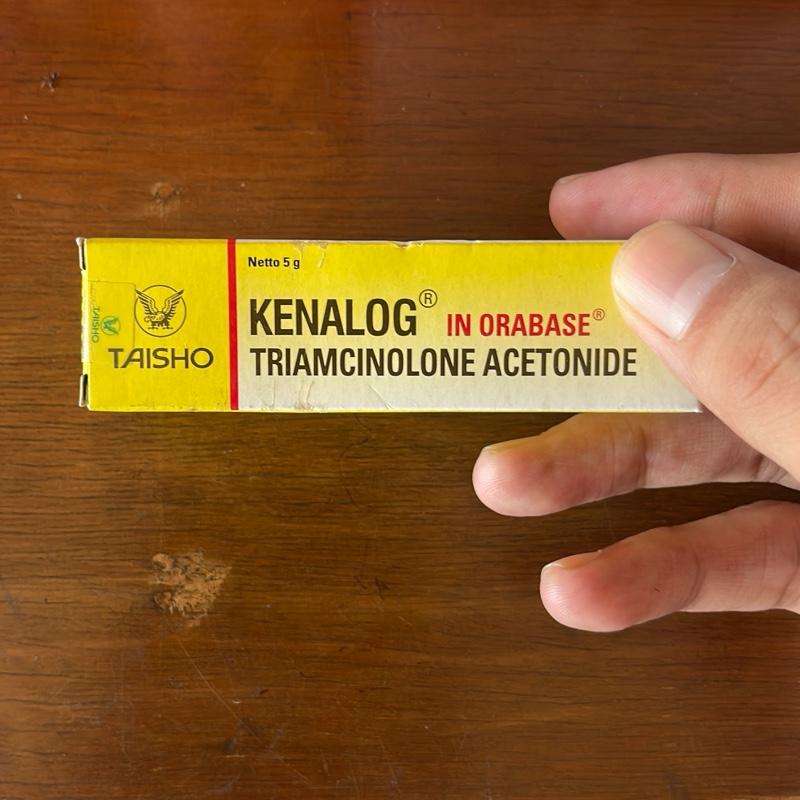 Kenalog orabase untuk saryawan mulut berbentuk salep - Shop | Tokopedia