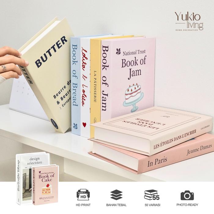 Promo YUKIO Dummy Book - Buku Pajangan Dekorasi Kamar Rumah Properti ...