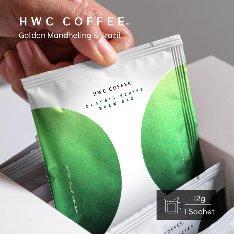 HWC Classic Series Brew Bag Coffee [Golden Mandheling & Brazil ...