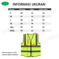 Promo Rompi Safety Proyek / Vest safety / Rompi Reflektif /Rompi safety ...