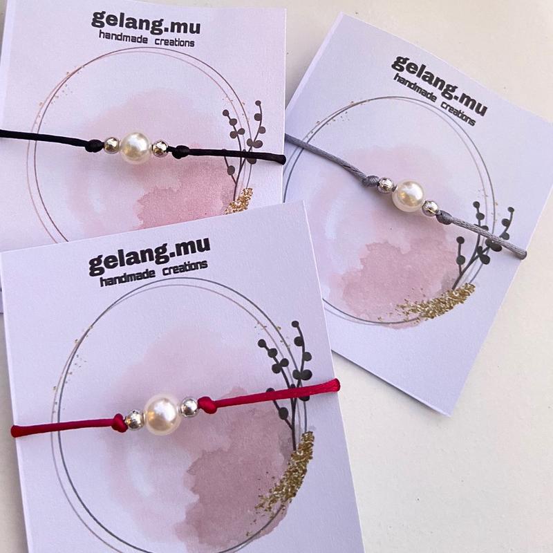 Gelang tali mutiara (model serut) - Shop | Tokopedia