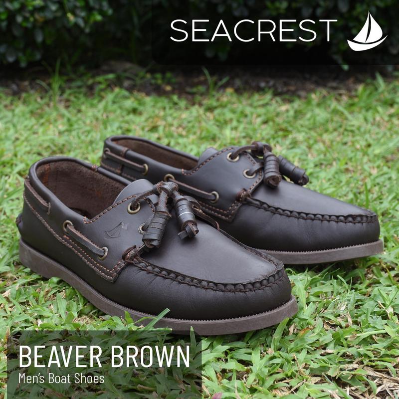 Seacrest Boat Shoes - Men's Topsiders - Beaver Brown - TikTok Shop ...