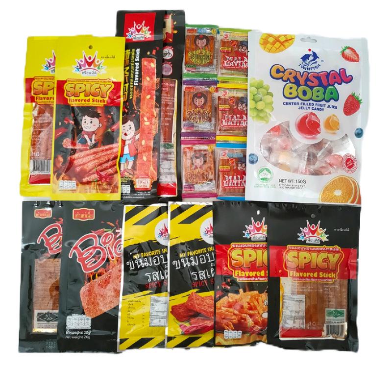 Latiao Snack Halal Mix Flavour Gift Box 20 Keping Makanan Ringan ...