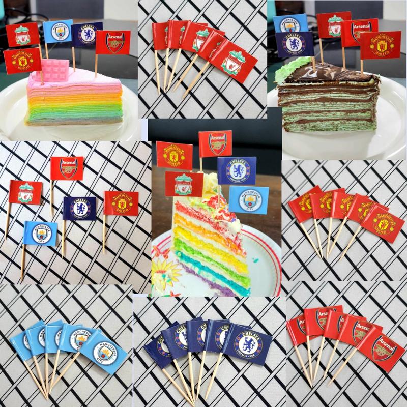 Football Club Toothpick Flag Football Toothpick Flag - TikTok Shop Malaysia