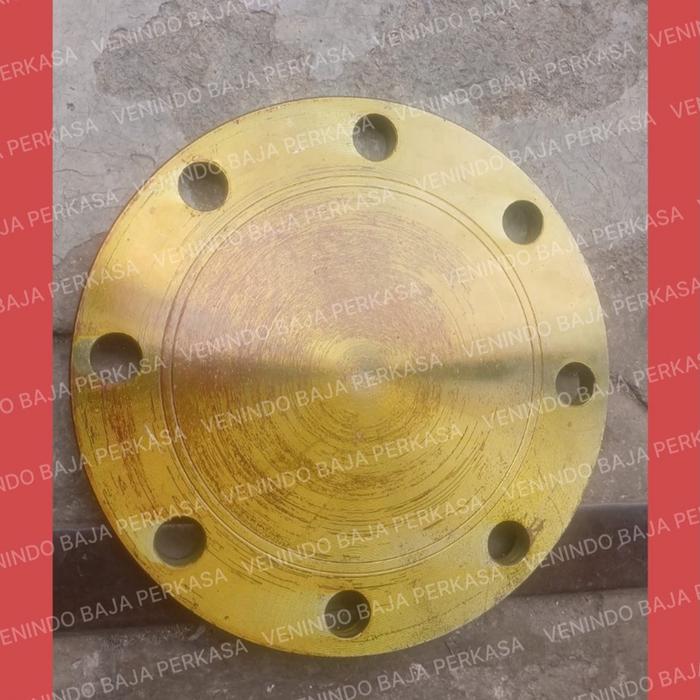 Jual Blind Flange Besi CS SS400 Jis 10K 6” 16" / Flange Buta Besi CS ...