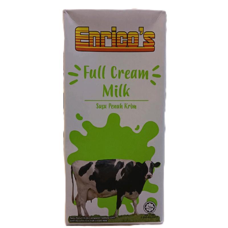 ENRICOS FULL CREAM MILK /SUSU PENUH CREAM 1 LTR - TikTok Shop Malaysia