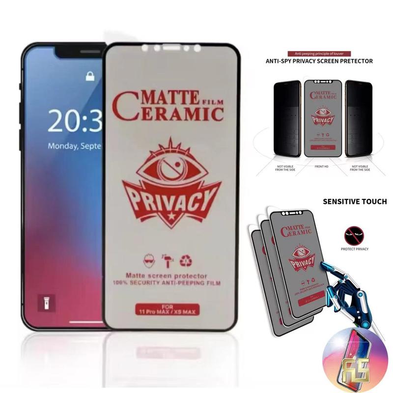 Matte Ceramic Privacy Screen Protector for OPPO A5S/A12/A54/A55/A74/A57 ...