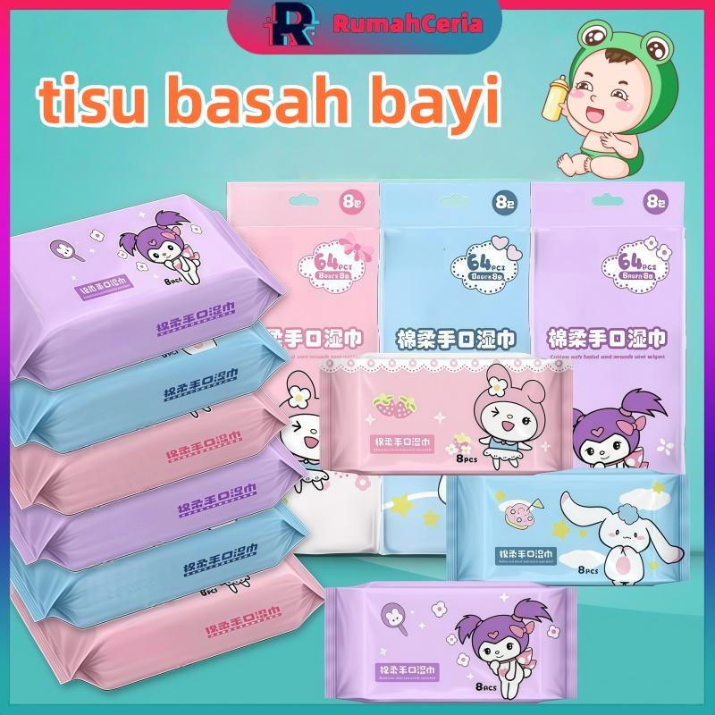 Tissue Basah Mini Tisu Basah Travel Size Isi 8 pcs Tisu Basa - Shop ...
