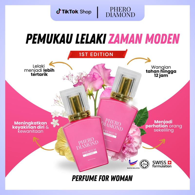 Perfume Phero 2 pcs x - Women's Perfume 30 ML - TikTok Shop Malaysia